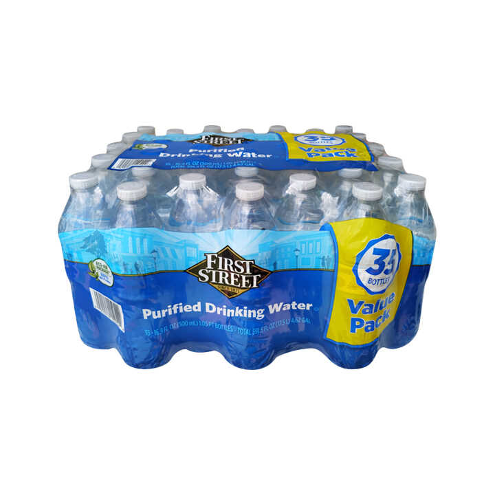 Agua Purificada First Street Embotellada 500Ml | My Website